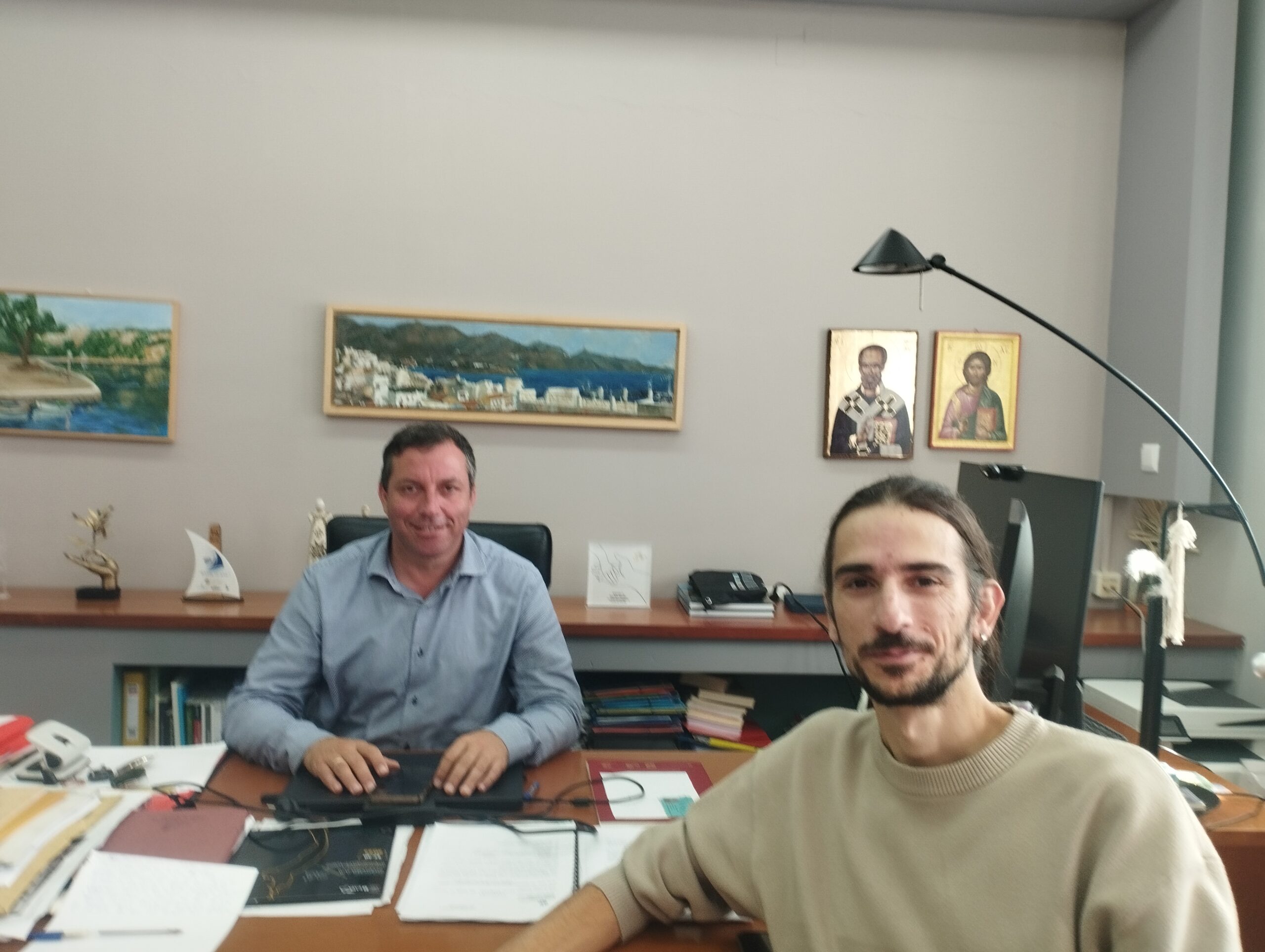 Συνάντηση με το νέο Καλλιτεχνικό Διευθυντή του ΔΗΠΕΘΕ Κρήτης είχε ο ...